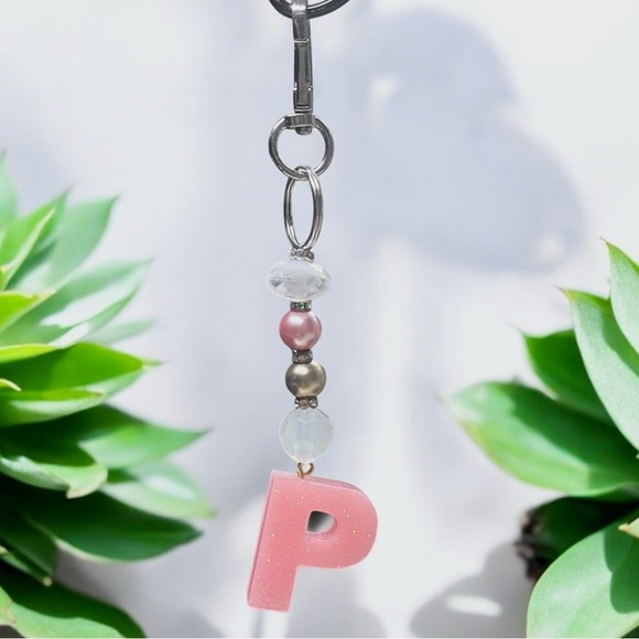 Accessories | Handmade Keychain With Initial P | Poshmark